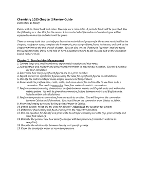 Reference tables for exam #2 - CHM 1025 - Studocu