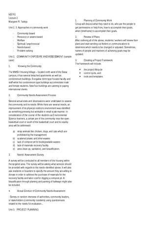 SPED SLM Transition Functional Q1M1 - Transition Quarter 1 – Module 1: Functional Academic ...