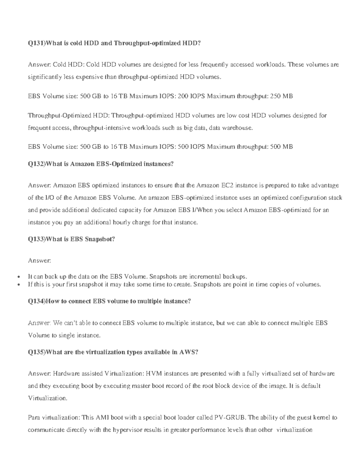 1658068649195-13 - Amazon web services theory and lecture notes - Q131 ...