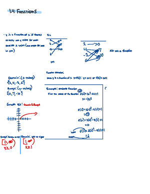 Brief calc I, increasing decreasing functions - MTH 115 - Studocu
