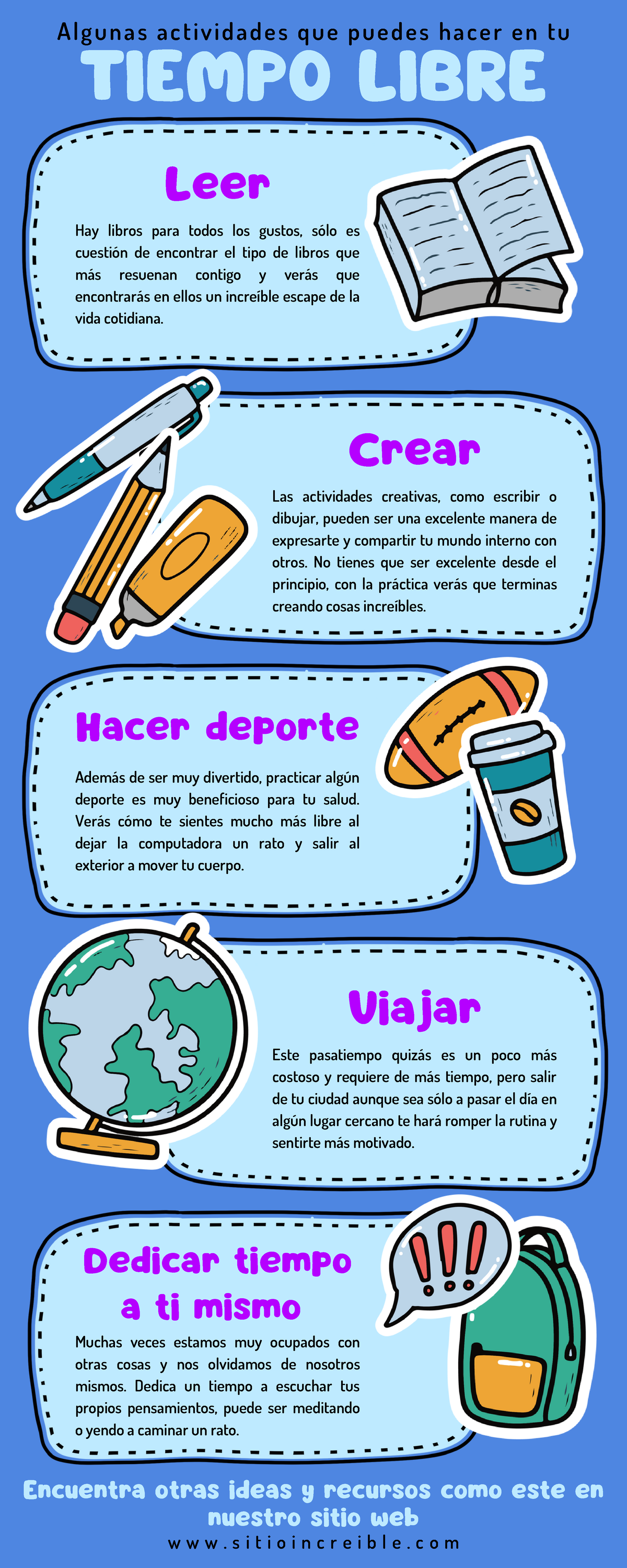Infograf a Algunas Cosas Que Puedes Hacer En Tu Tiempo Libre Divertido infograf-a-algunas-cosas-que-puedes-hacer-en-tu-tiempo-libre-divertido