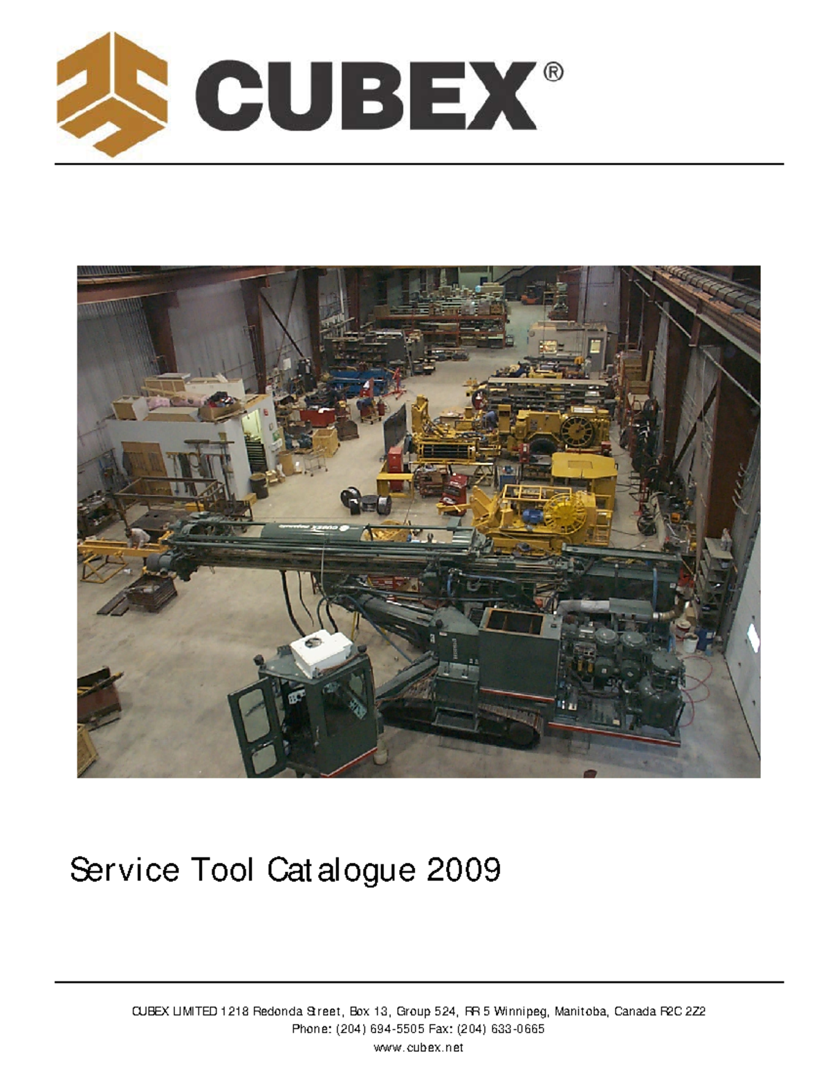 Tool Catalogue 2009 rev d - Service Tool Catalogue 2009 CUBEX LIMITED ...