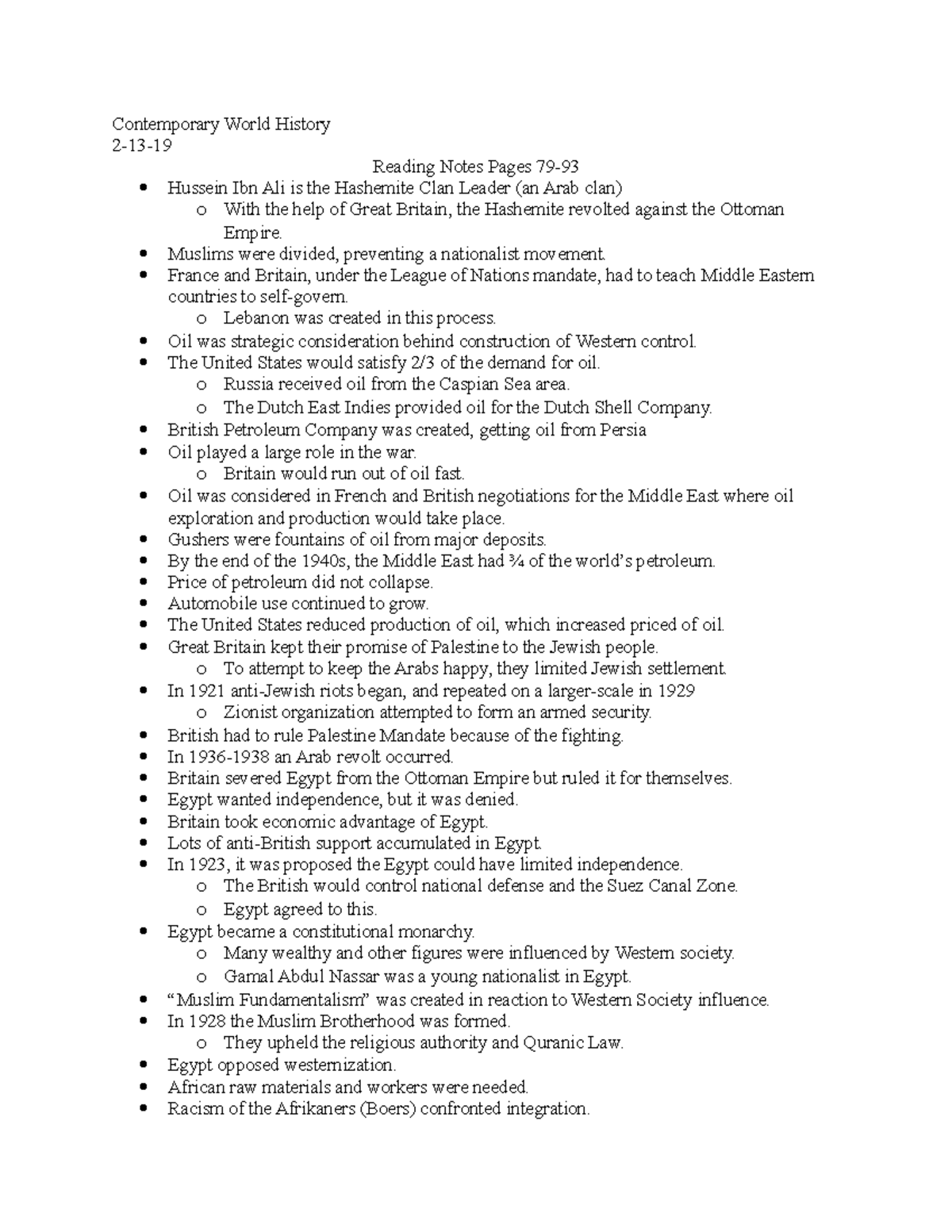 Contemporary World HIstory PG 79-93 - Contemporary World History 2-13 ...