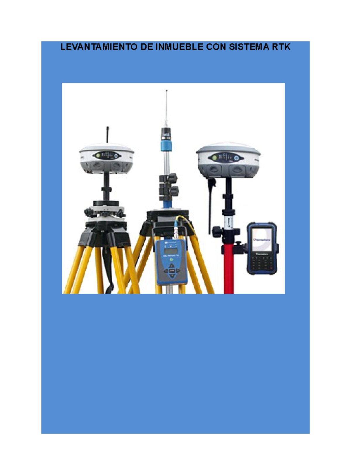 Asignacion Final ( Geodesia II) jfrm - LEVANTAMIENTO DE INMUEBLE CON ...