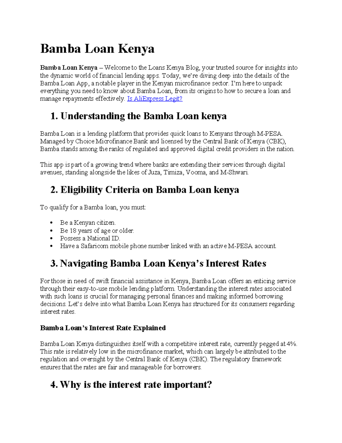 Bamba Loan Kenya - Dealer raises indent to Supplier requesting a ...