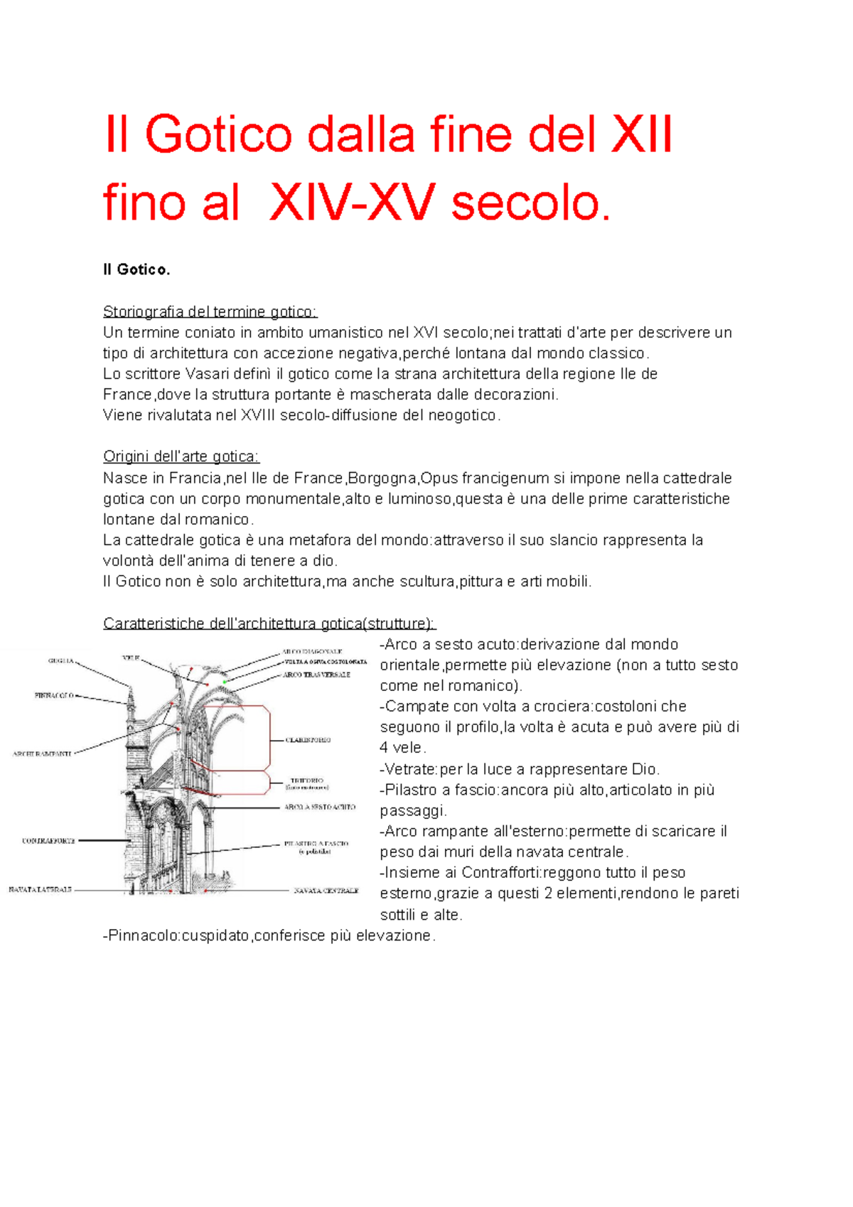 1.Il Gotico dalla fine del XII fino al XIV-XV secolo - Il Gotico ...