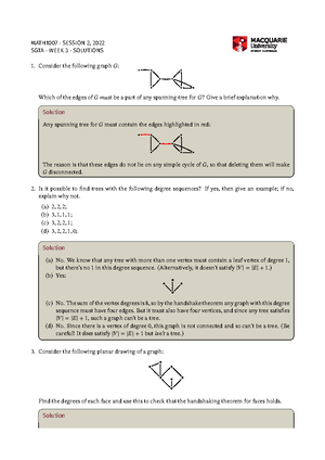 [Solved] a 2 marks Find and draw two different simple graphs with the - Discrete Mathematics I ...