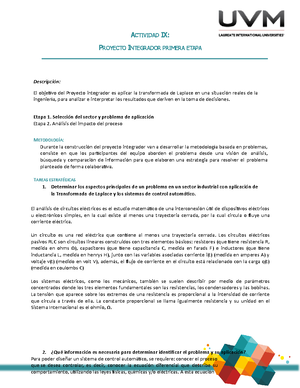A3 B Asesdedatos - Proyecto integrador etapa 1 bases de datos - UNIVERSIDAD DEL VALLE DE MEXICO ...