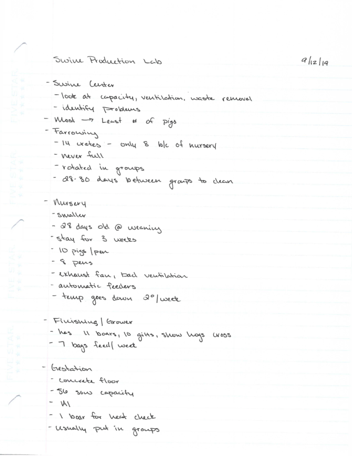 Lab - Complete lab notes - ANSC 4310 - Studocu