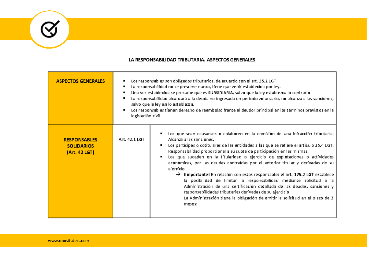 626193726 Esquema La Responsabilidad Tributaria Aspectos Generales - LA ...