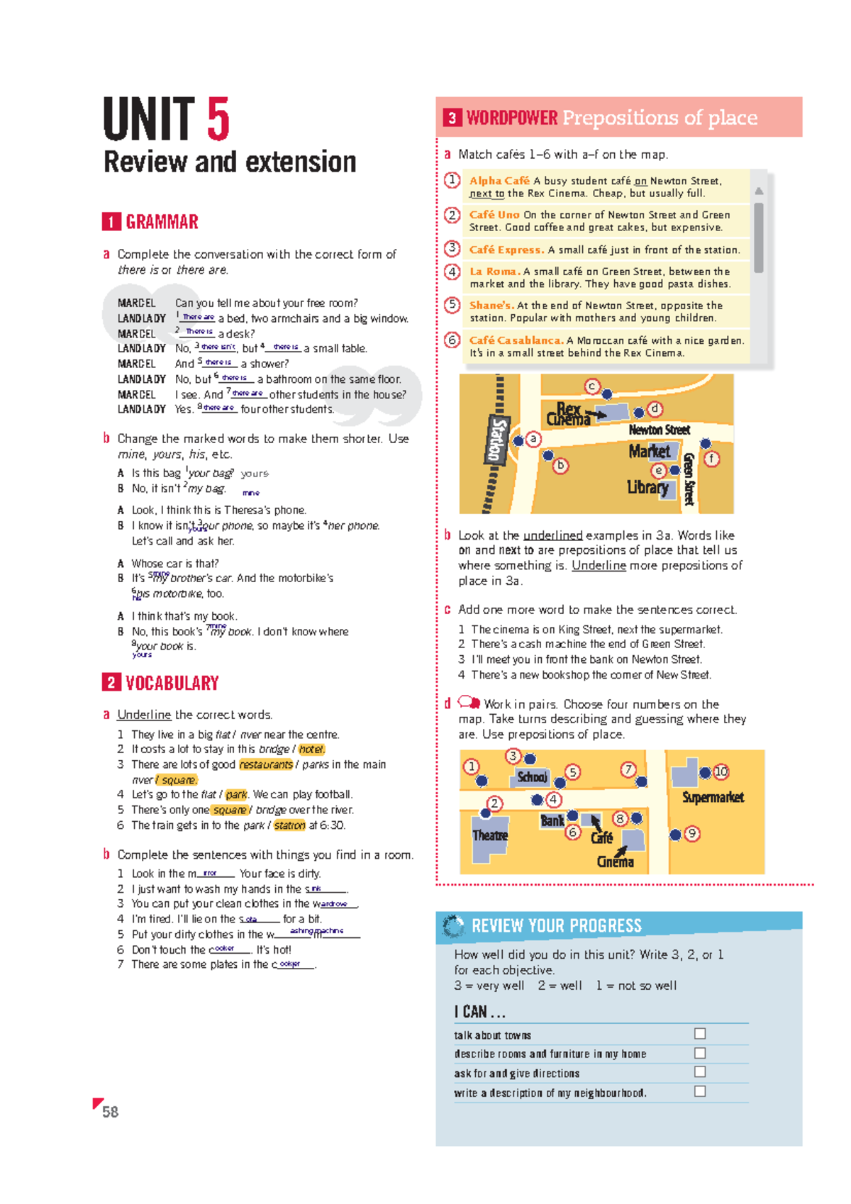 Unit 5 extension - UNIT 5 EMPOWER - 1 GRAMMAR a Complete the ...