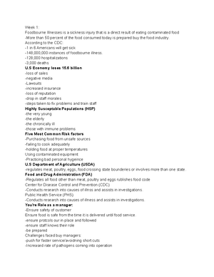 Food Safety Lesson 2 - Lesson 2:Food Borne Illness overview Foodborne ...