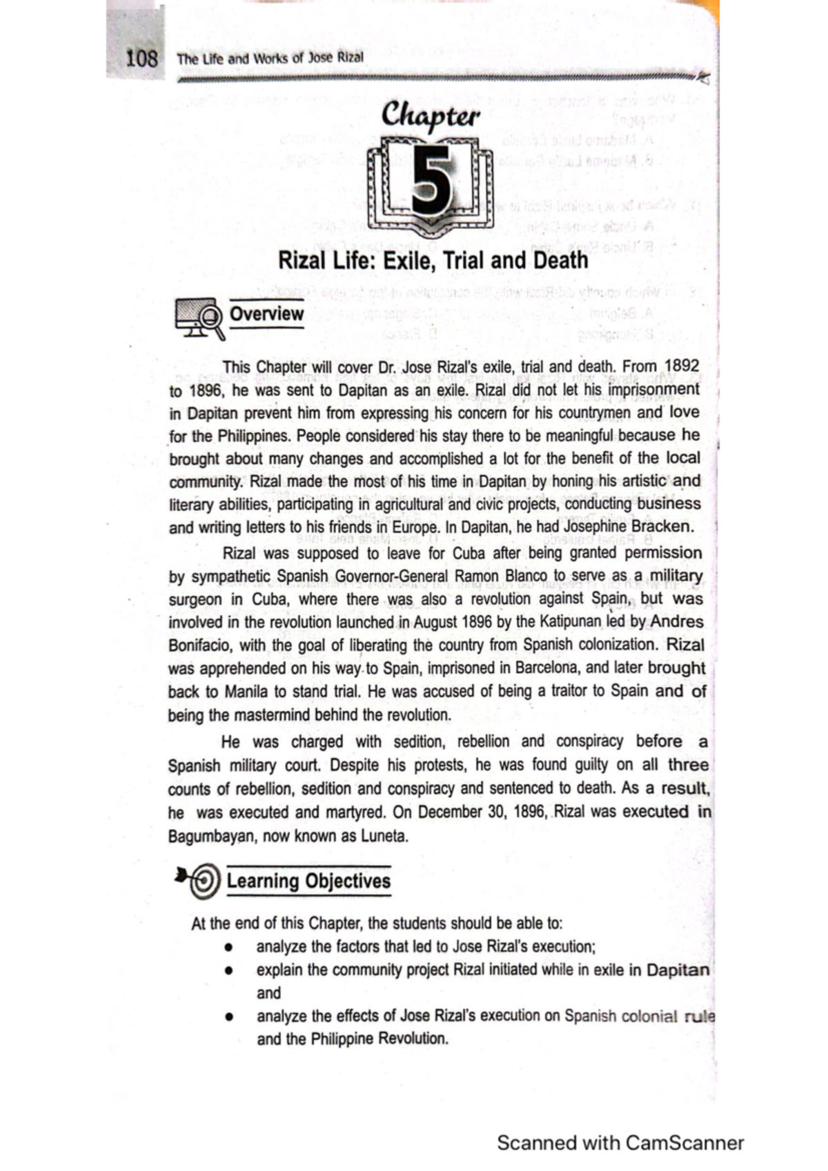 Chapter-5 - Rizal's life, from his roots in Calamba to his intellectual pursuits in Europe ...