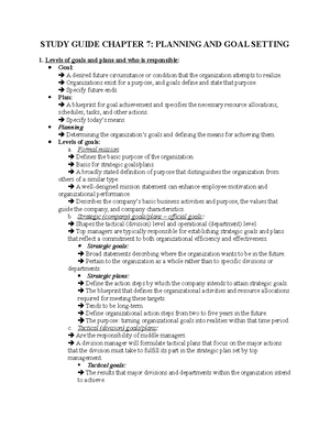 Study Guide Chapter 5 - STUDY GUIDE CHAPTER 5: MANAGING ETHICS AND ...