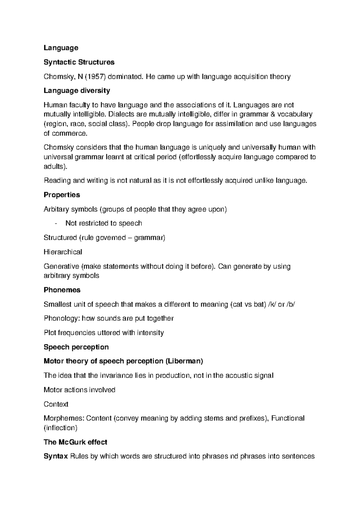 2050 language - PSYC2050 - UQ - Studocu