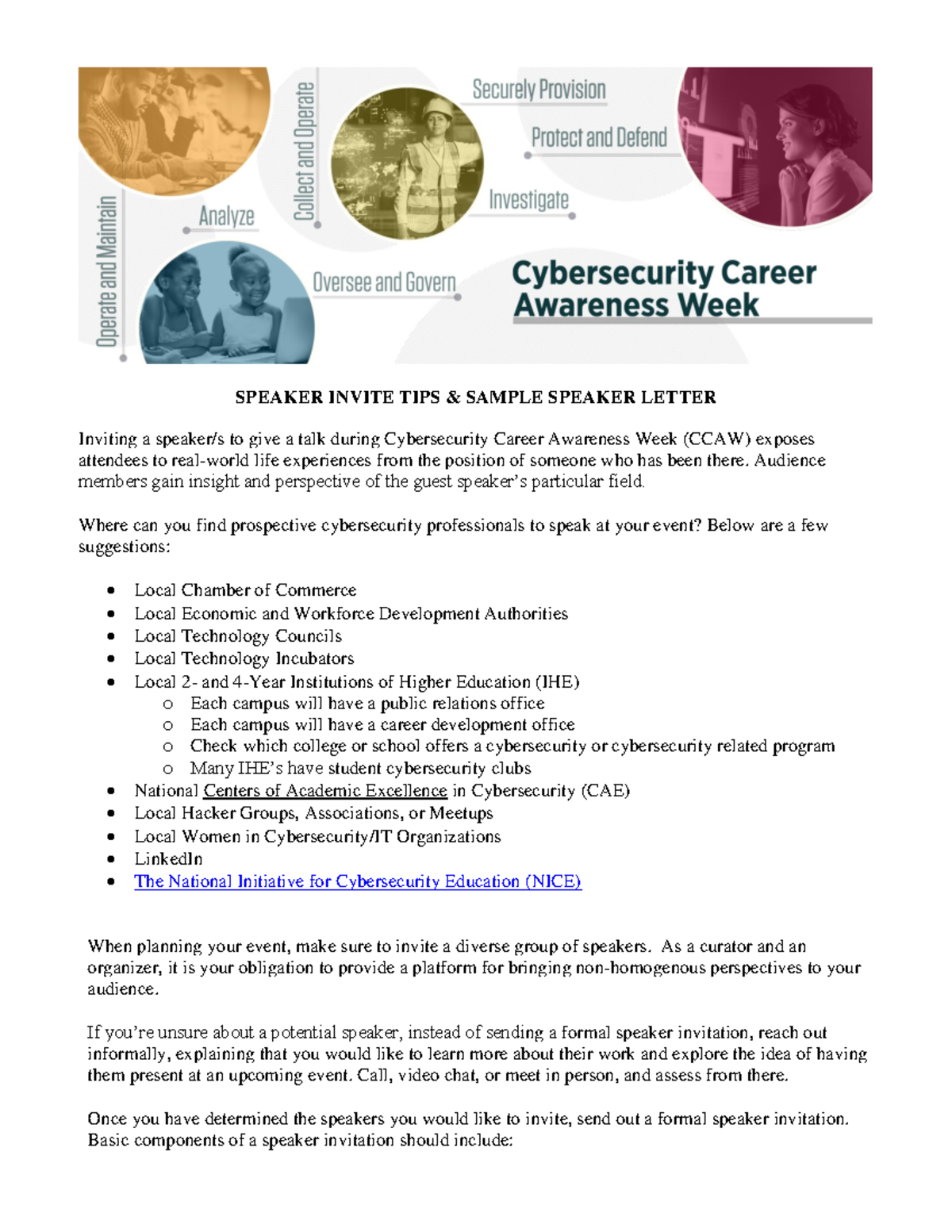 Speaker Invite Tips - Articles - SPEAKER INVITE TIPS & SAMPLE SPEAKER ...