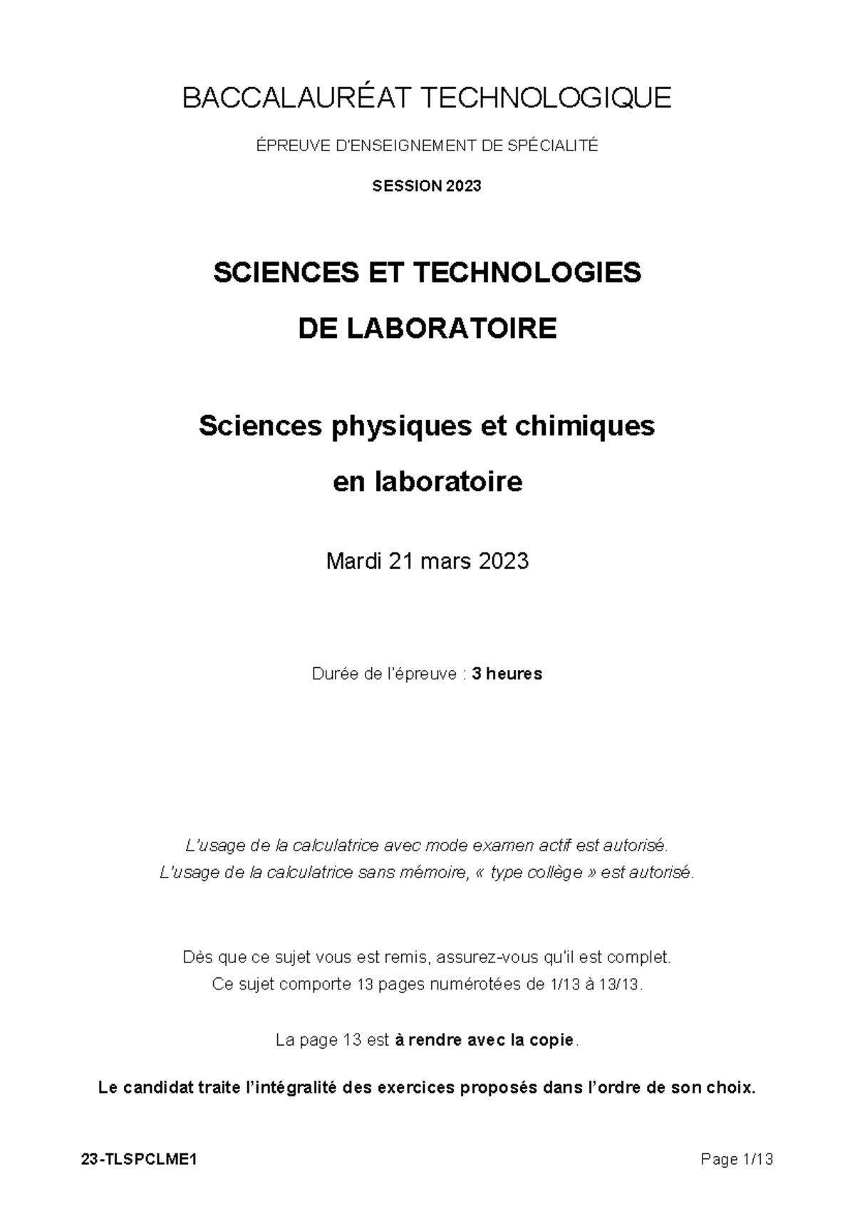 Baccalaur-at-technologique-2023-stl-sciences-physiques-et-chimiques-en ...