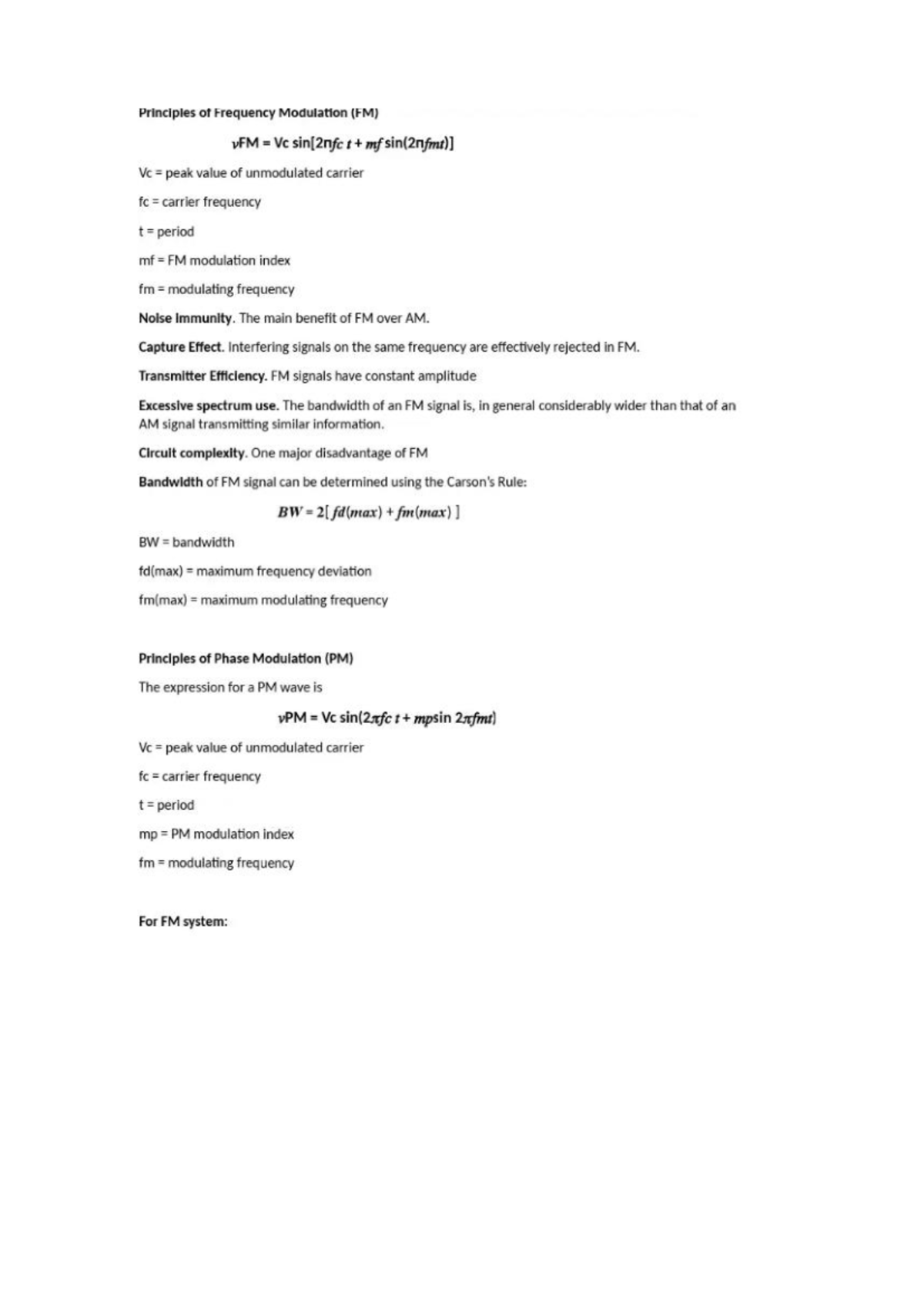 POC MID Reviewer - review time - Principles of Frequency Modulation (FM ...