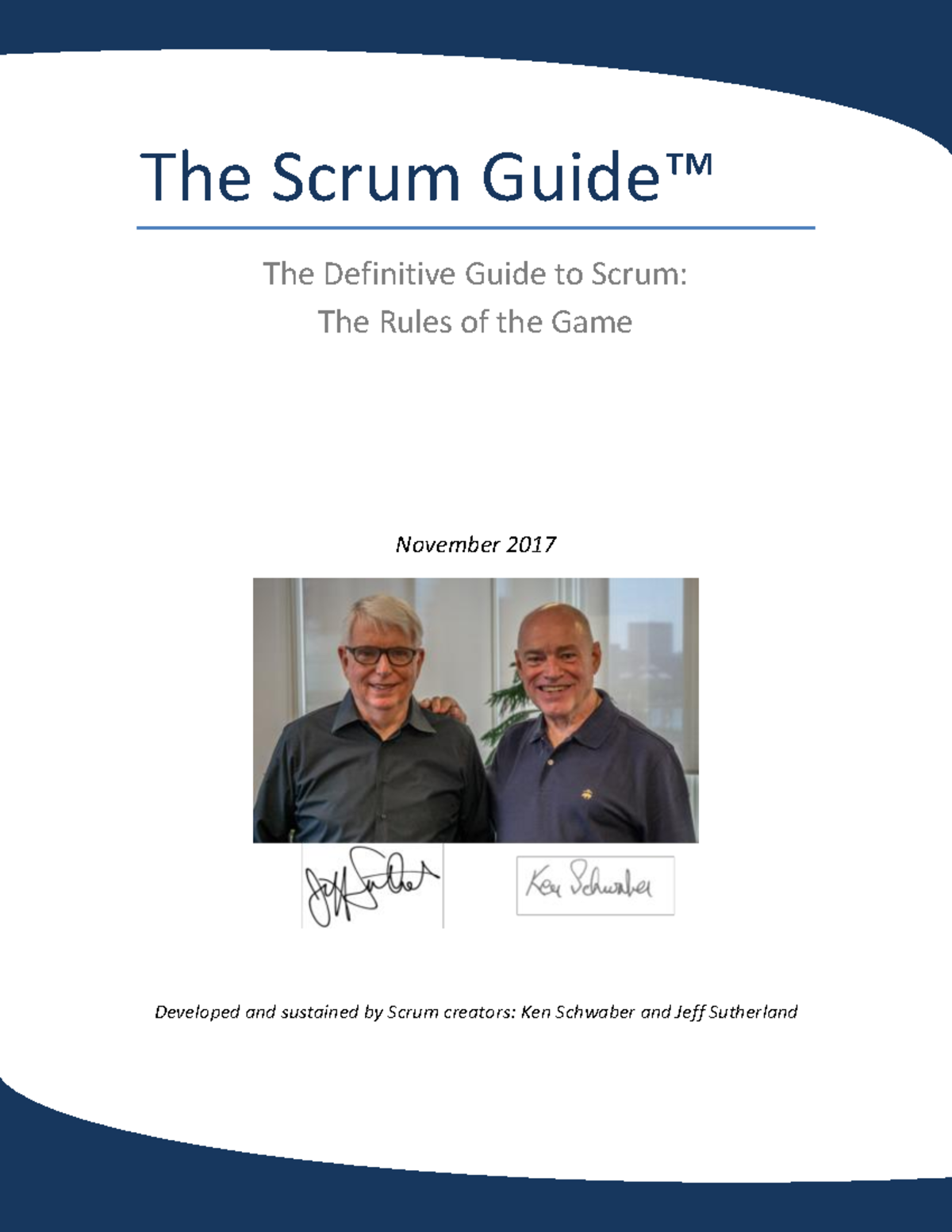 The Scrum Guide - The Scrum Guide™ The Definitive Guide to Scrum: The ...