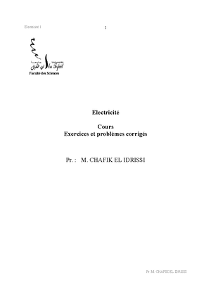 Dipole rc resume de cours 1 - Résume de cours dipôle RC Anne scolaire ...