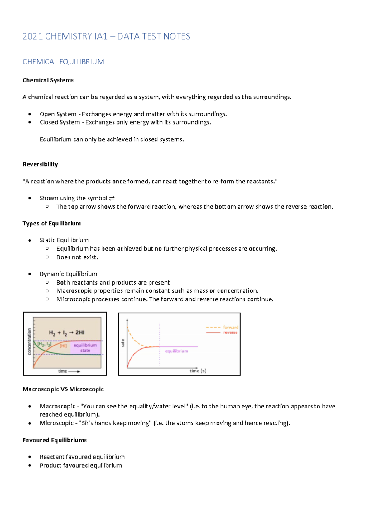 2021 Data Test - Study Notes anonymous - 2021 CHEMISTRY IA1 – DATA TEST ...