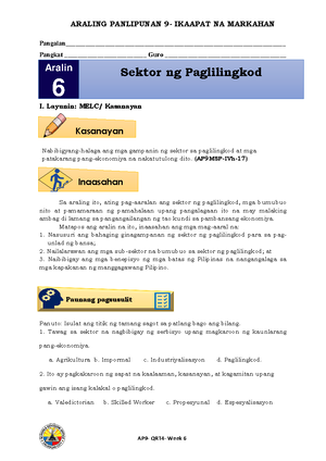 Lesson-PLAN- Objective - LESSON PLAN OBJECTIVE (TAGALOG) PANGKABATIRAN ...