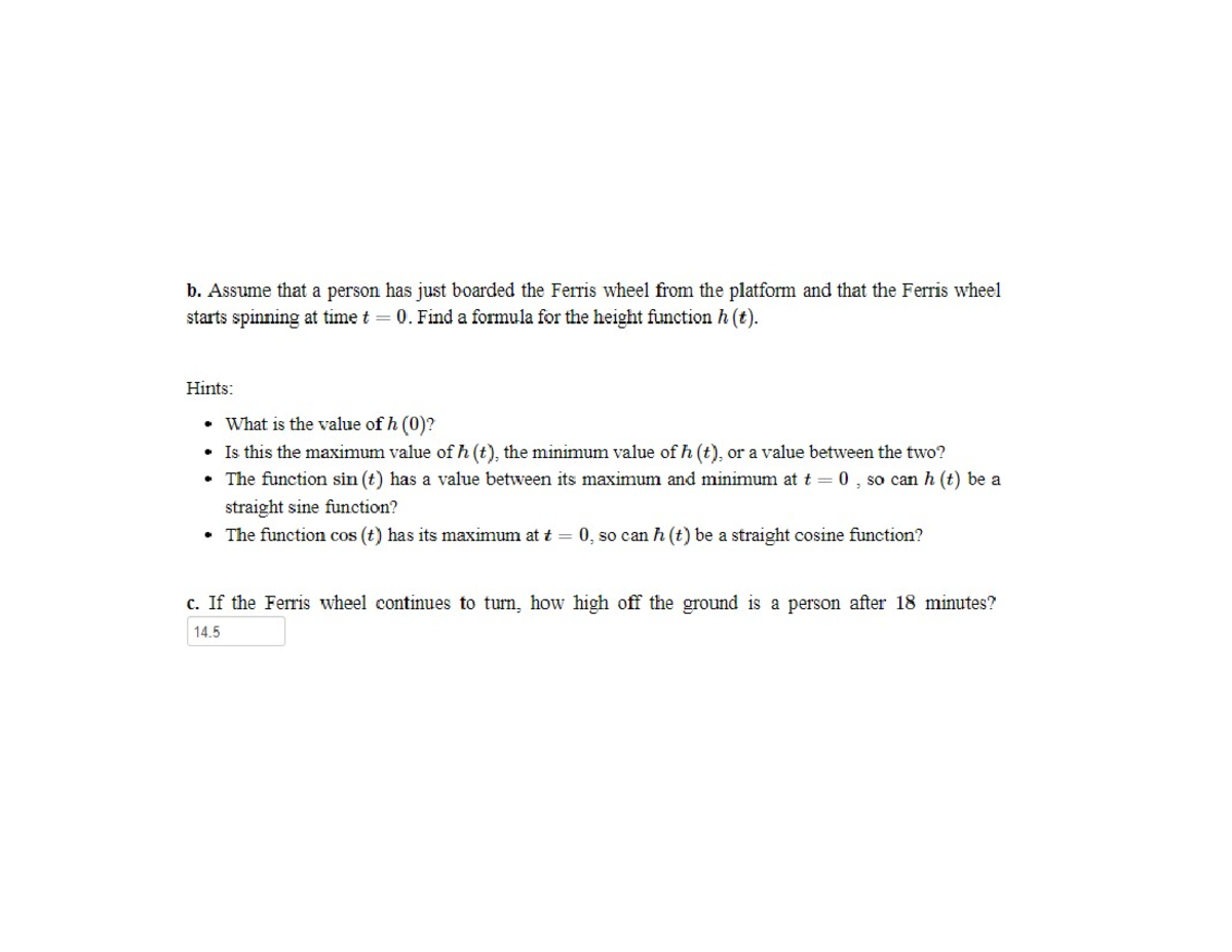 Ferris wheel part 2 - MAT140 - Studocu