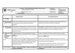 LE Values Education 7 Week1 v2 - 7 Lingguhang Aralin sa Values ...
