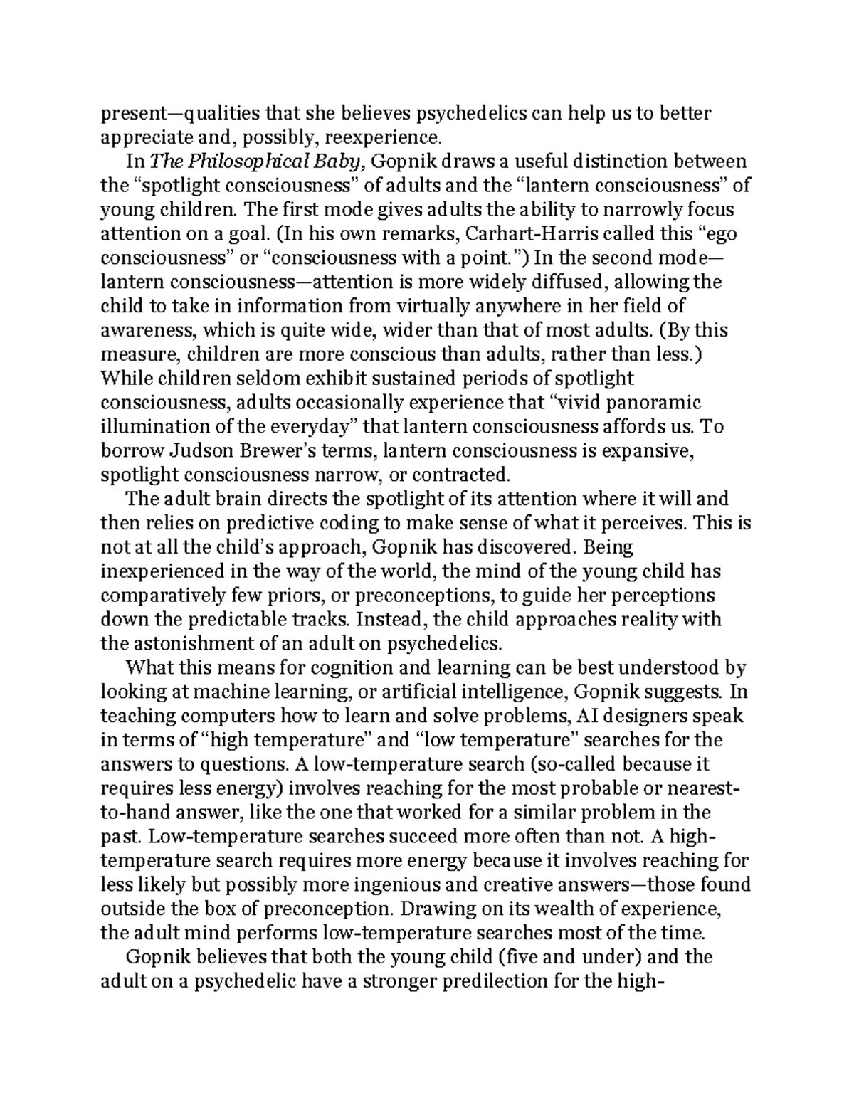 266 - Hello - present—qualities that she believes psychedelics can help ...