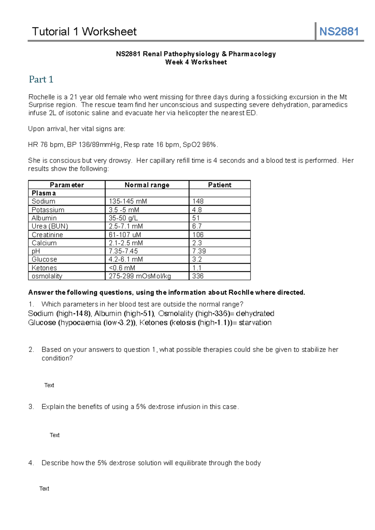 Tutorial 1 Week 4 Worksheet 2023 copy - Tutorial 1 Worksheet NS NS2881 ...
