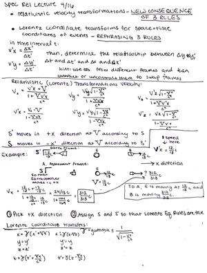 Energy and momentum transformations - LEUTUYCB 4100 Energy A Momentum ...