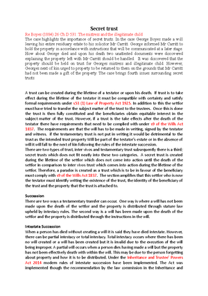 The Rule in Strong V Bird - In Strong V Bird , Bird borrowed £1,100 ...