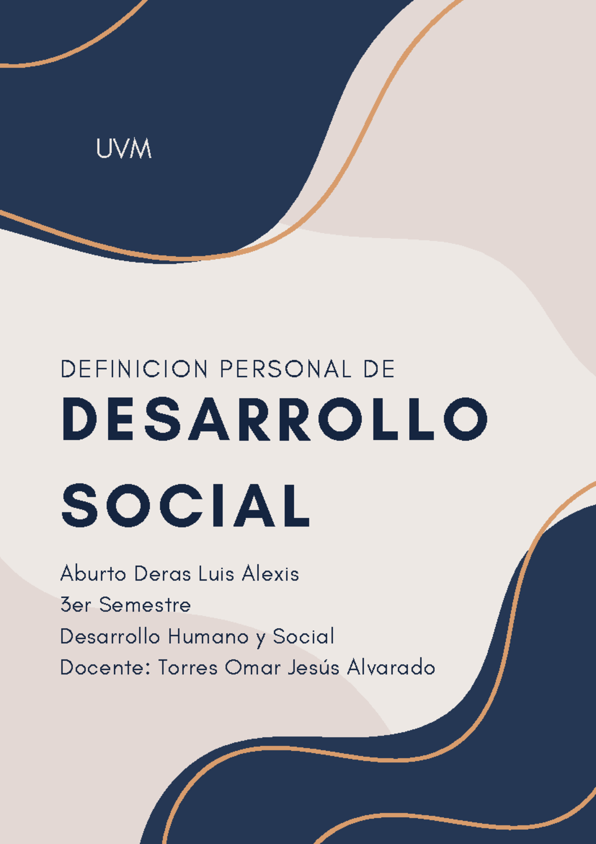 Definición personal de desarrollo social - DESARROLLO SOCIAL UVM ...