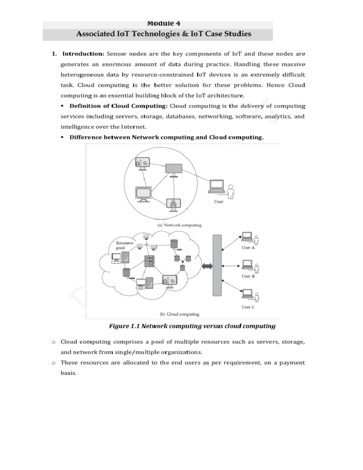 IOT-Module-4-Notes - read - Module 4 Associated IoT Technologies IoT ...