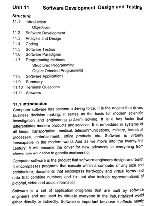 Fundamentals of Computers and IT - Input Output Devices - Studocu