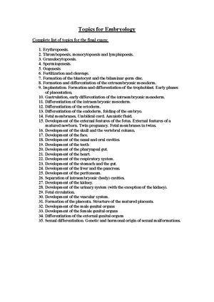 Basic Embryology - Notes to help you through Embryo - BASIC EMBRYOLOGY ...