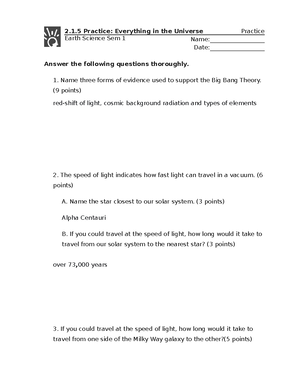 Chapter 9 - Test guide - Exam Name ...