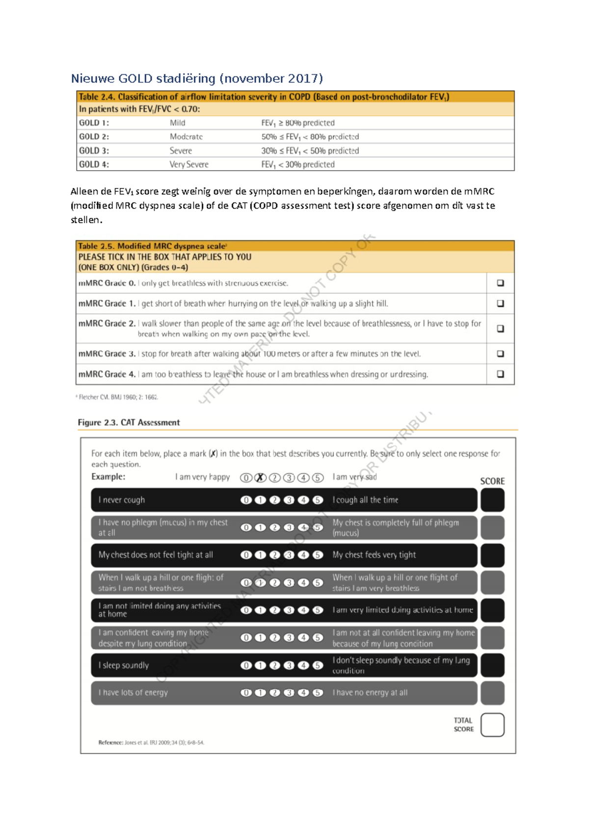 Nieuwe GOLD stadiëring - Nieuwe GOLD stadiëring (november 2017) Alleen ...