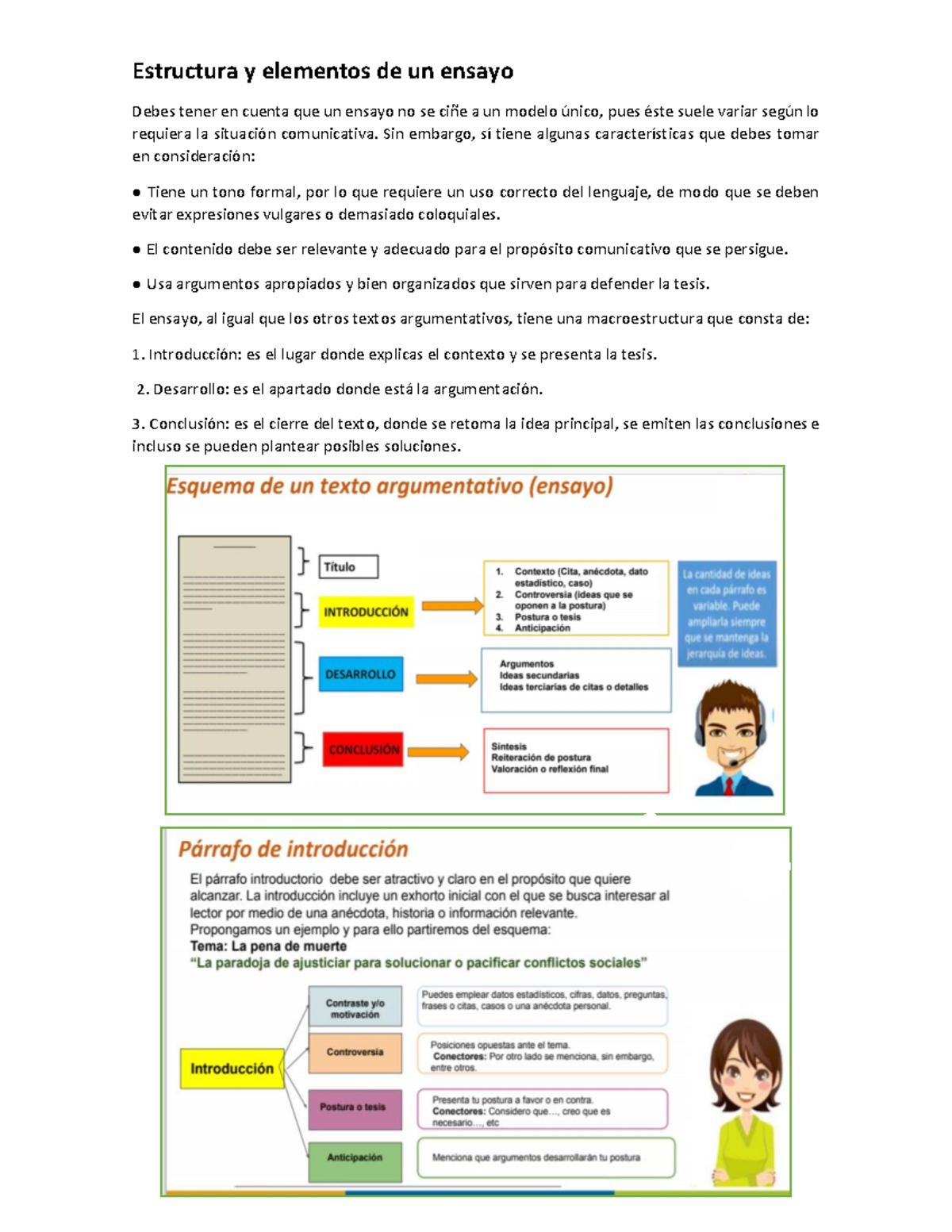 1 Estructura y elementos de un ensayo uv - Estructura y elementos de un ...