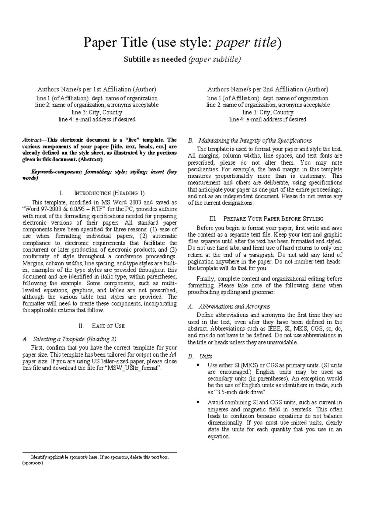 IEEE Conference Proceedings Format 000 Plantilla - Paper Title (use ...