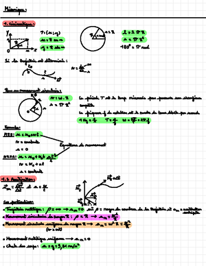Formule MRU MRUA MCU - Formules : MRU, MRUA et MCU MRU : Mouvement ...