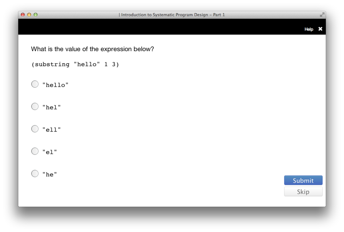 BSL Strings Practice - CPSC 110 - Studocu