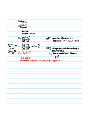 Summary Chemistry: The Central Science - Ch 11, 13 - 13th ed. - CHEM ...