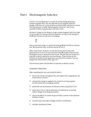 Assignment 01 - (Revision 5) Physics 201: Introductory Physics II Assignment 1 1 Assignment 1 ...