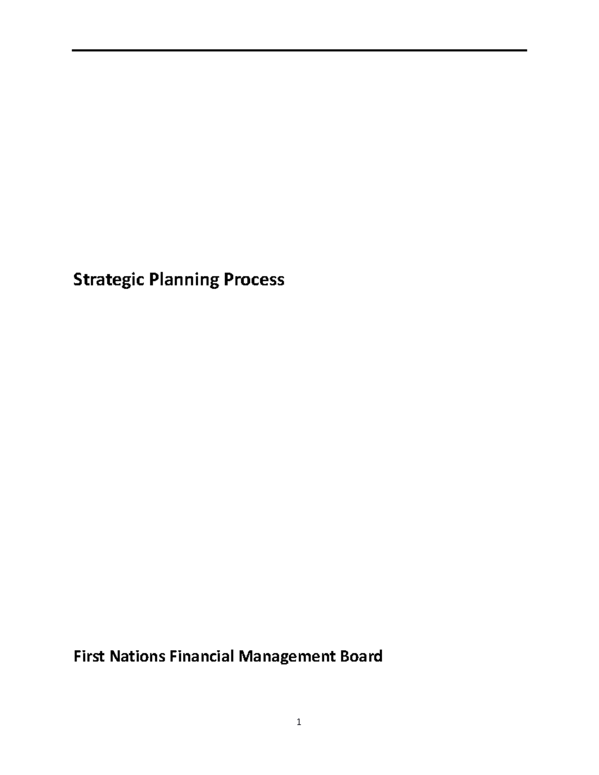 Strategic Planning Process and Sample Strategic Plan 0 - First Nations ...