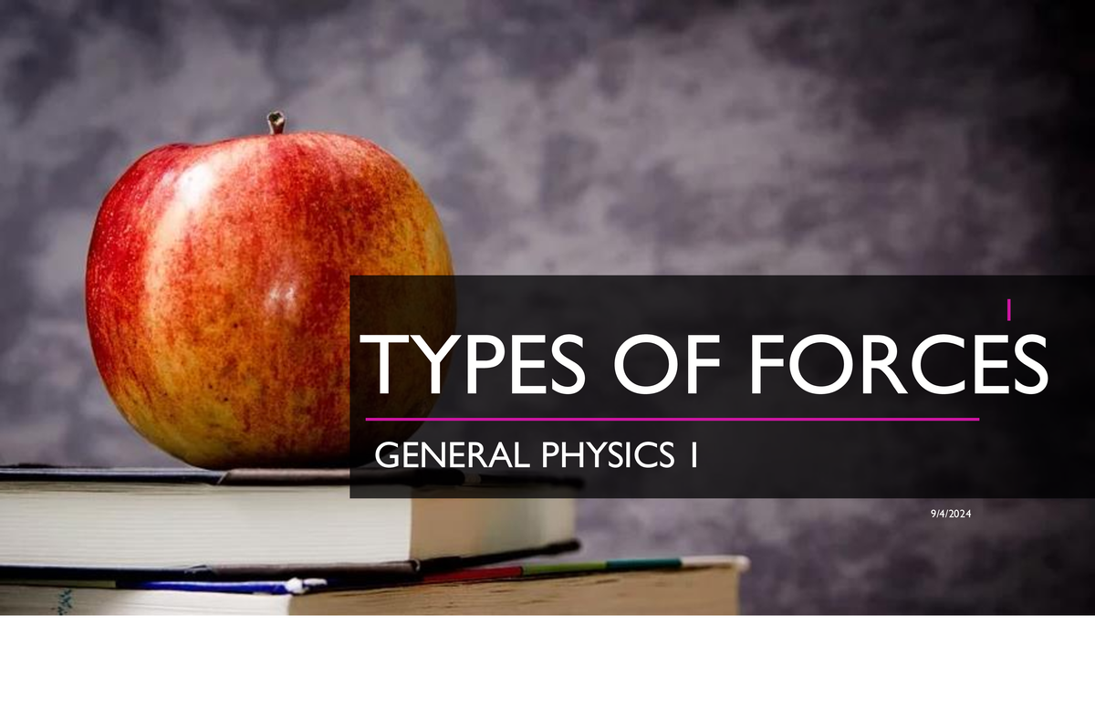 Types of Forces - TYPES OF FORCES GENERAL PHYSICS 1 1 9/4/ Activity 1 ...