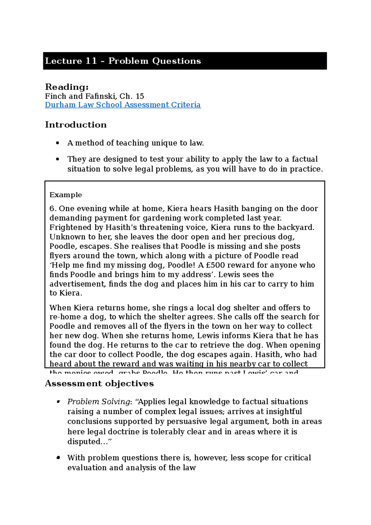 Lecture 11 - Problem Questions - Handout - Lecture 11 – Problem ...