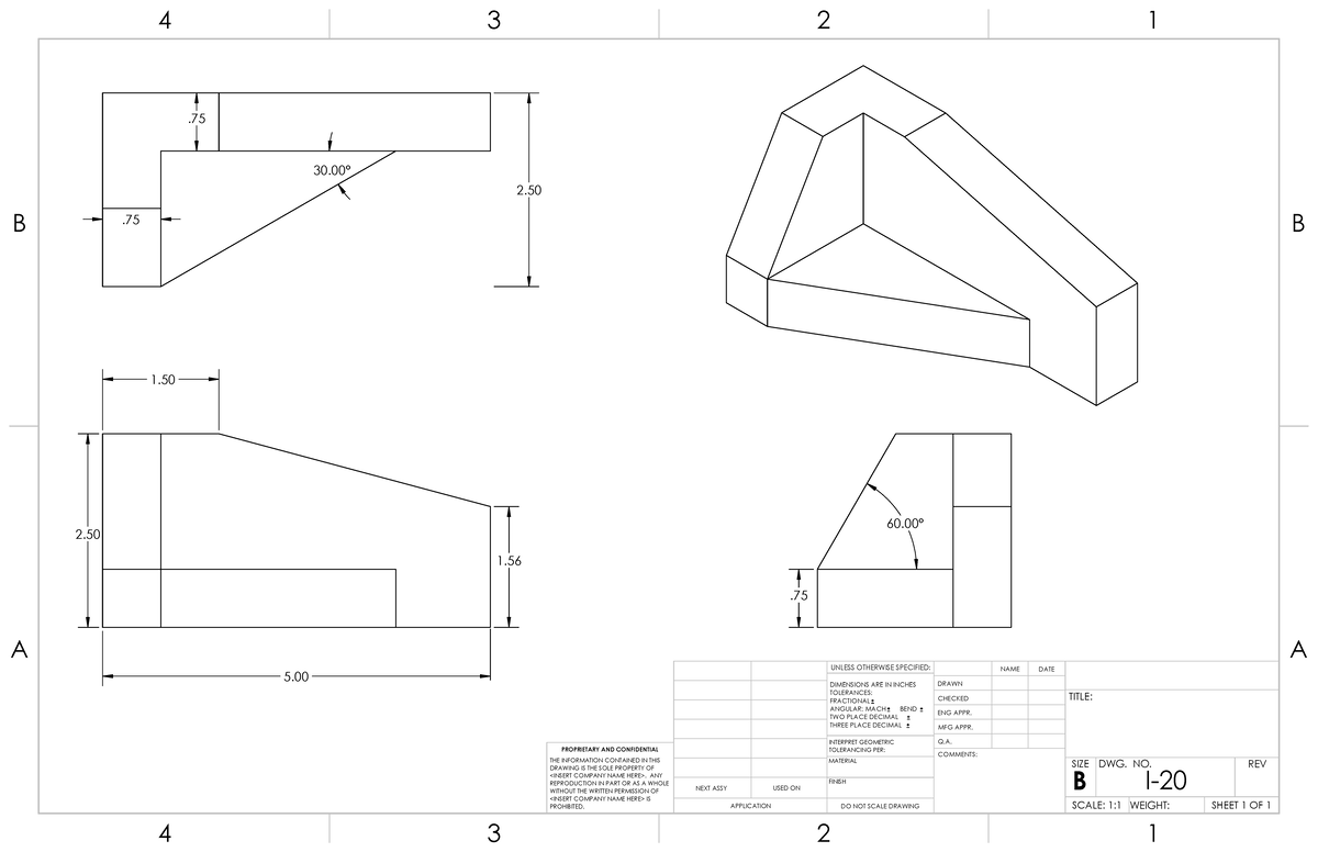 project needed to pass class - 4 3 2 1 .75 30° 2 B B .75 1 60° 2 1 .75 ...