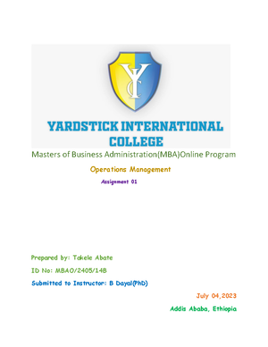 Article Review Guideline - Prepared By: Berhanu Tereda Yardstick ...