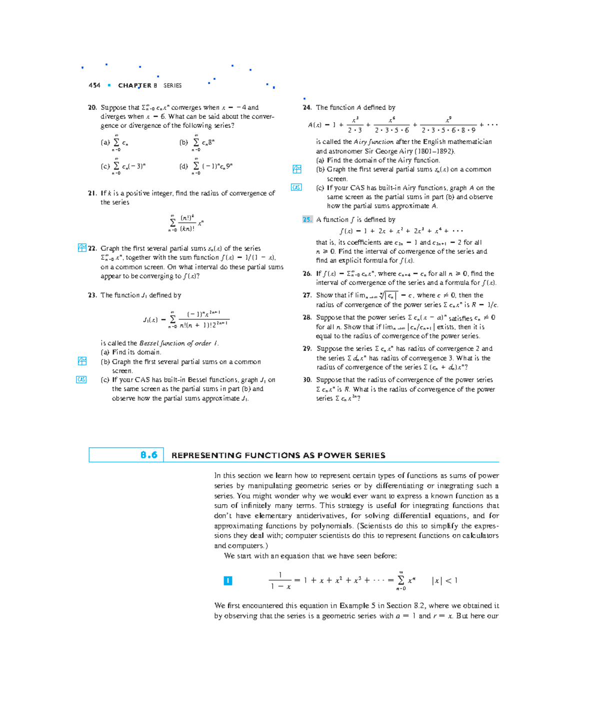Math work ch - The function defined by is called the Airy function after the English ...